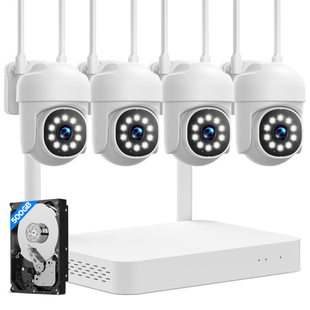 Camcamp SC53 Wireless Security Camera System 1080P with 500GB HDD 10 C