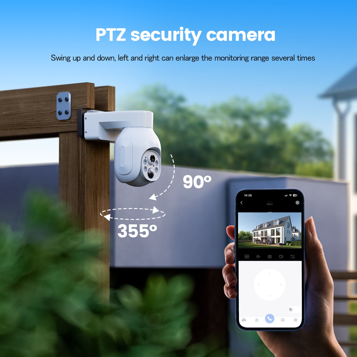 Camcamp SC19 4MP PTZ Wireless Battery Powered Wifi Security Camera Sys – Camcamp security camera