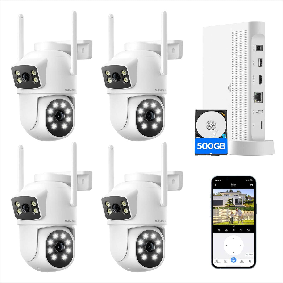 Camcamp SC48 Wireless Security Camera System with 10CH NVR – Camcamp ...